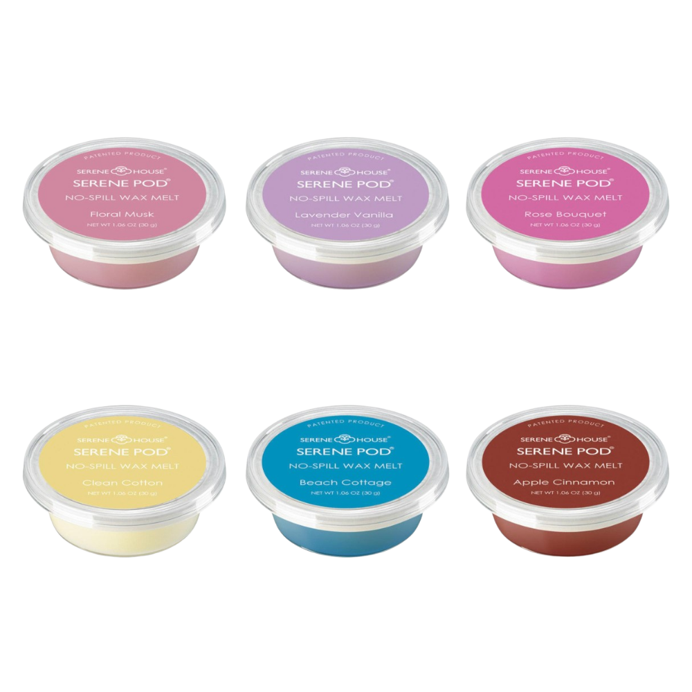 Serene House Wax Melt Pods with Fragrance Oil, Set of 6 – Sabavi® Home