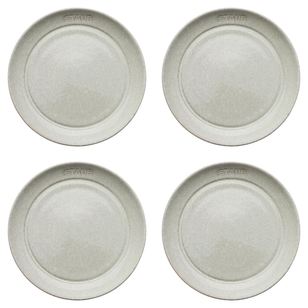 Staub Ceramic Dinnerware Appetizer Plate, Set of 4 – Sabavi® Home