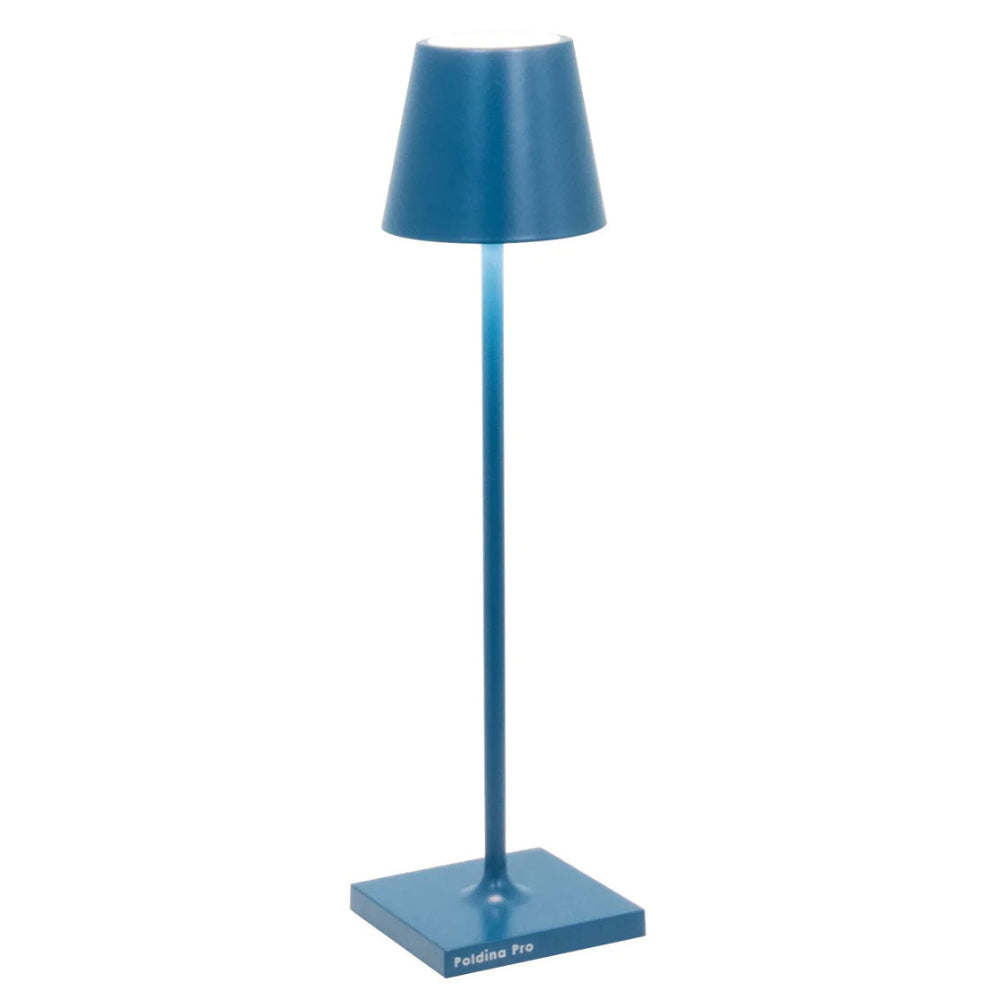 Zafferano Poldina Pro 10.8" Micro Cordless Rechargeable Table Lamp ...